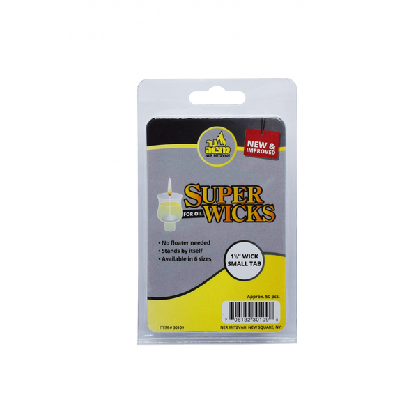 WICKS SUPER YELLOW 1.5'' SMALL – Jumbo Judaica of Texas
